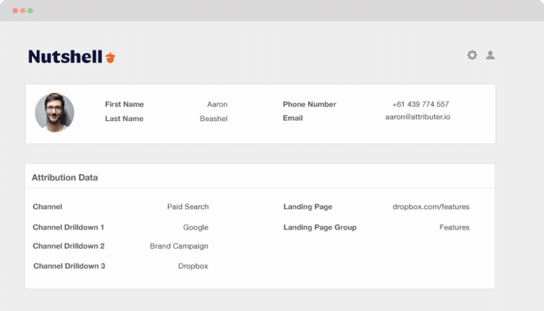 4 steps to monitor Google Ad campaigns in Nutshell CRM - Attributer